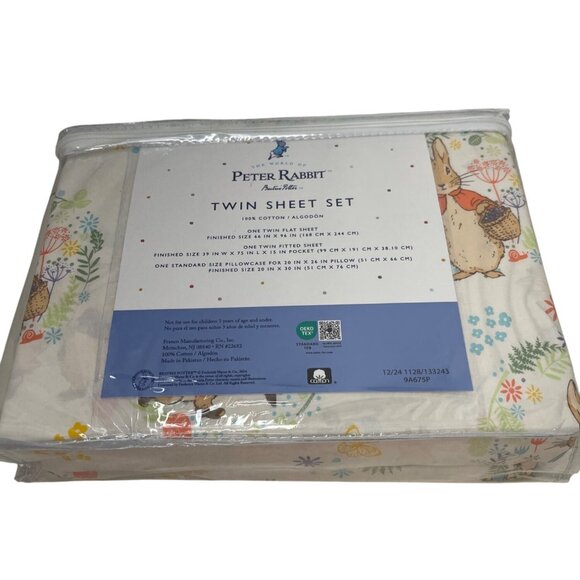 Beatrix Potter | Bedding | The World Of Peter Rabbit Twin Sheet Set ...